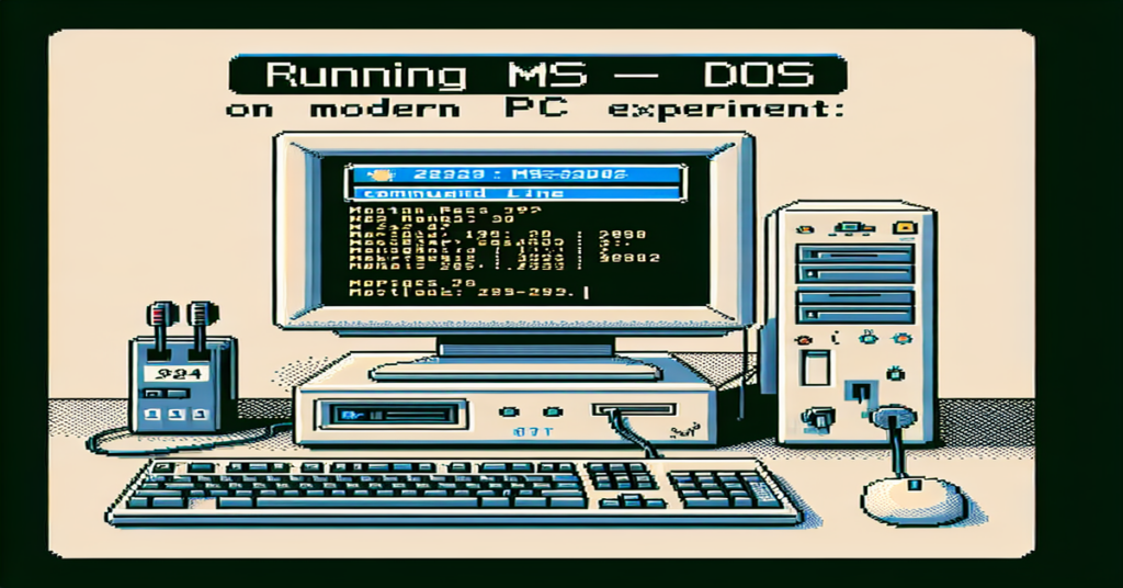 Running MS-DOS on Modern PC: A 2024 Experiment - Gaming, Songs, Python ...